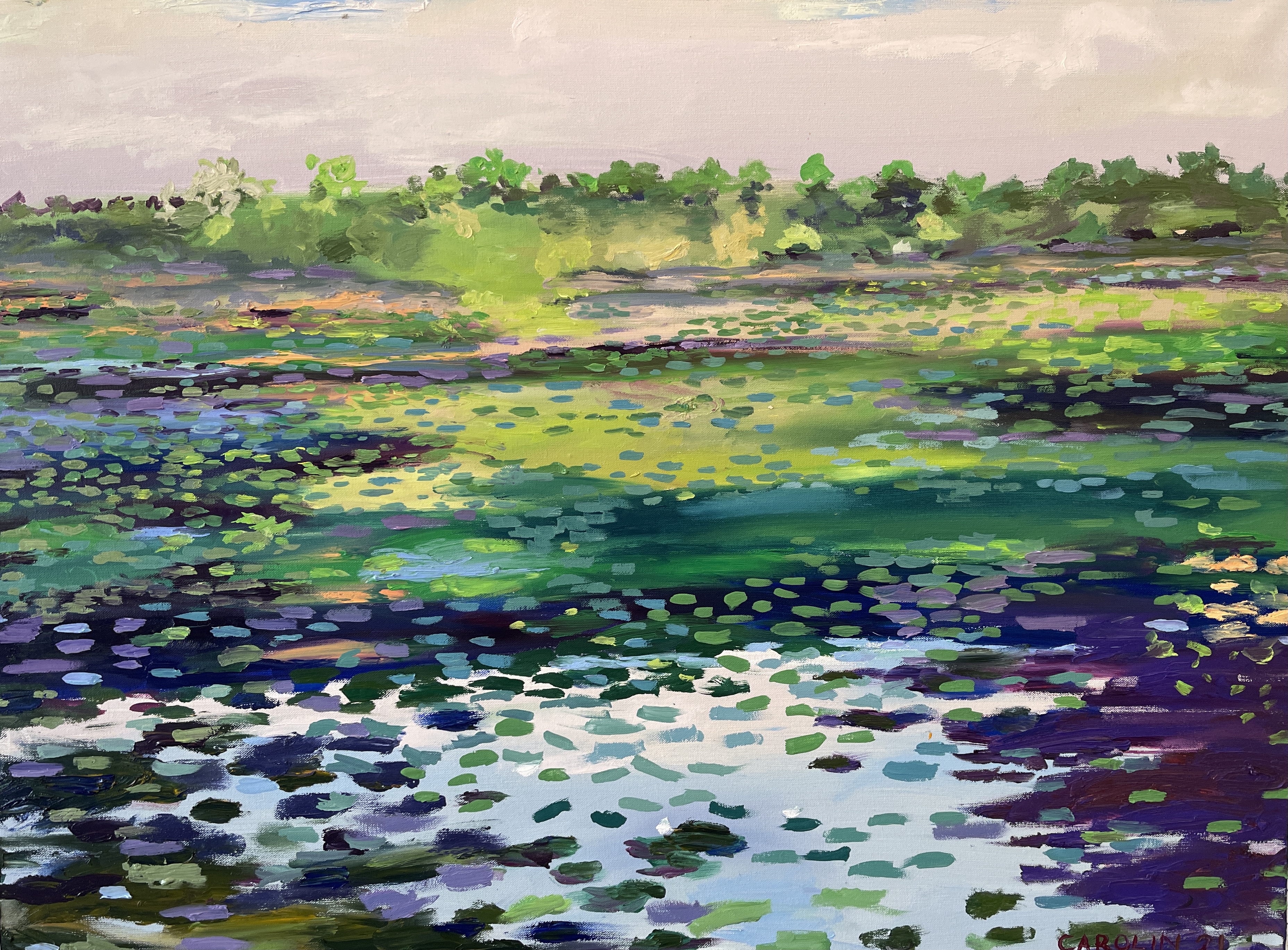 Lake Prevatt Morning - SOLD by Peter Carolin | ArtCloud