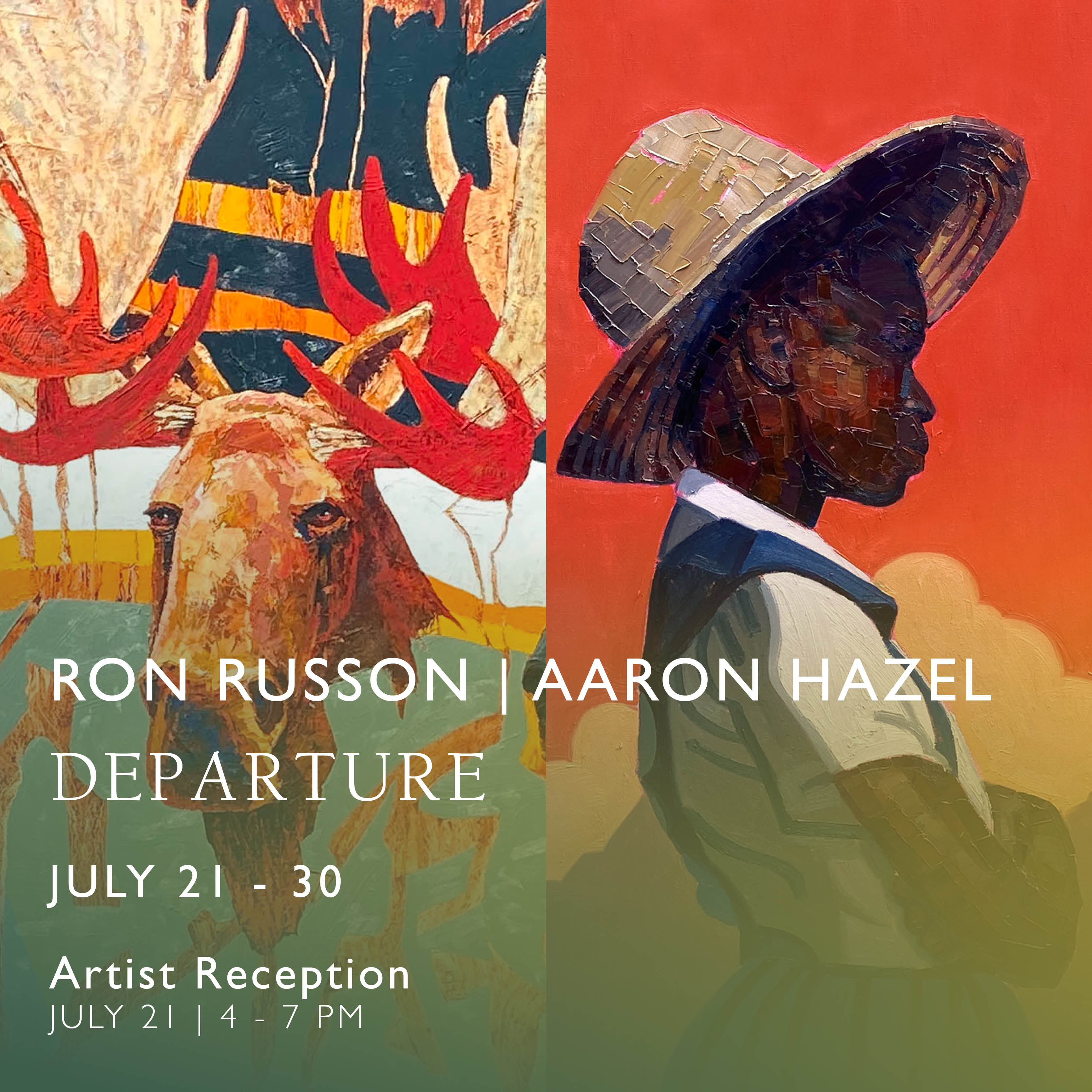 DEPARTURE | Ron Russon & Aaron Hazel | Gallery Wild | ArtCloud