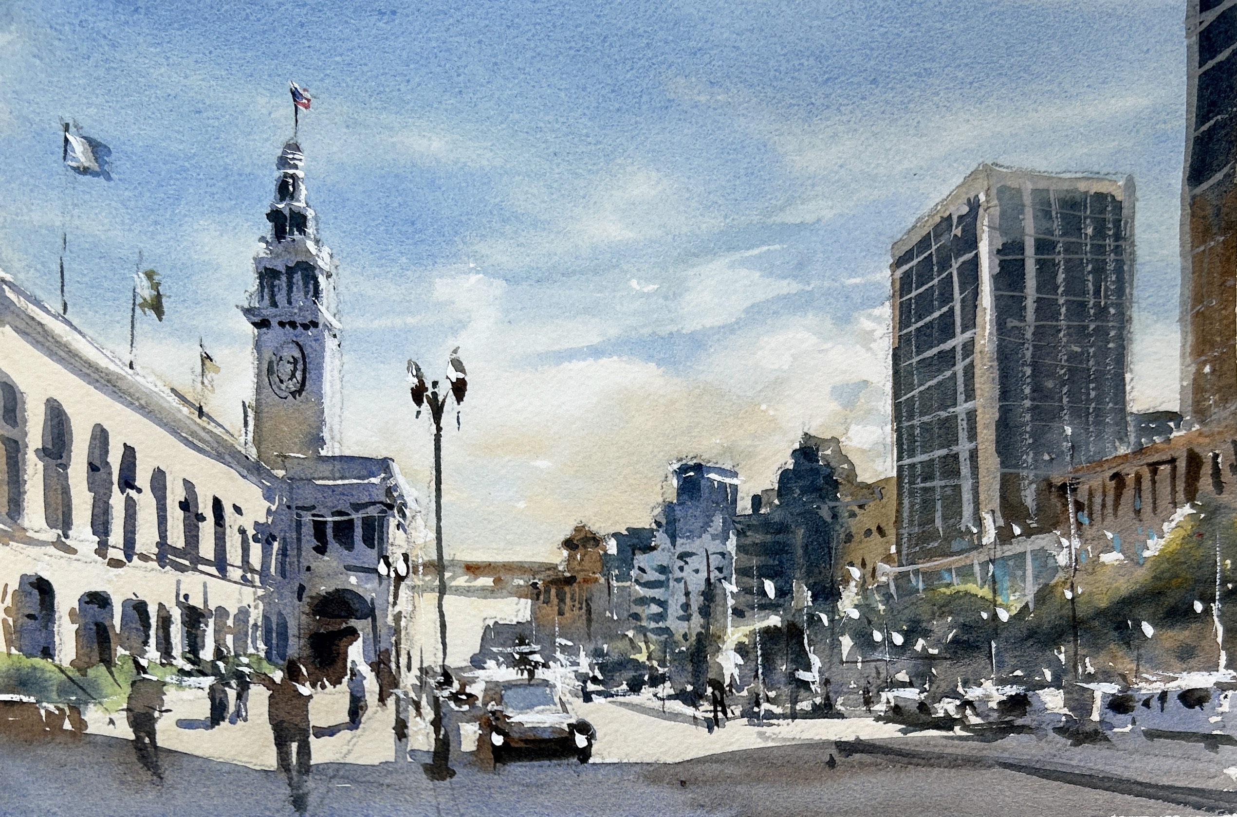 The Embarcadero by Ina Xi | ArtCloud