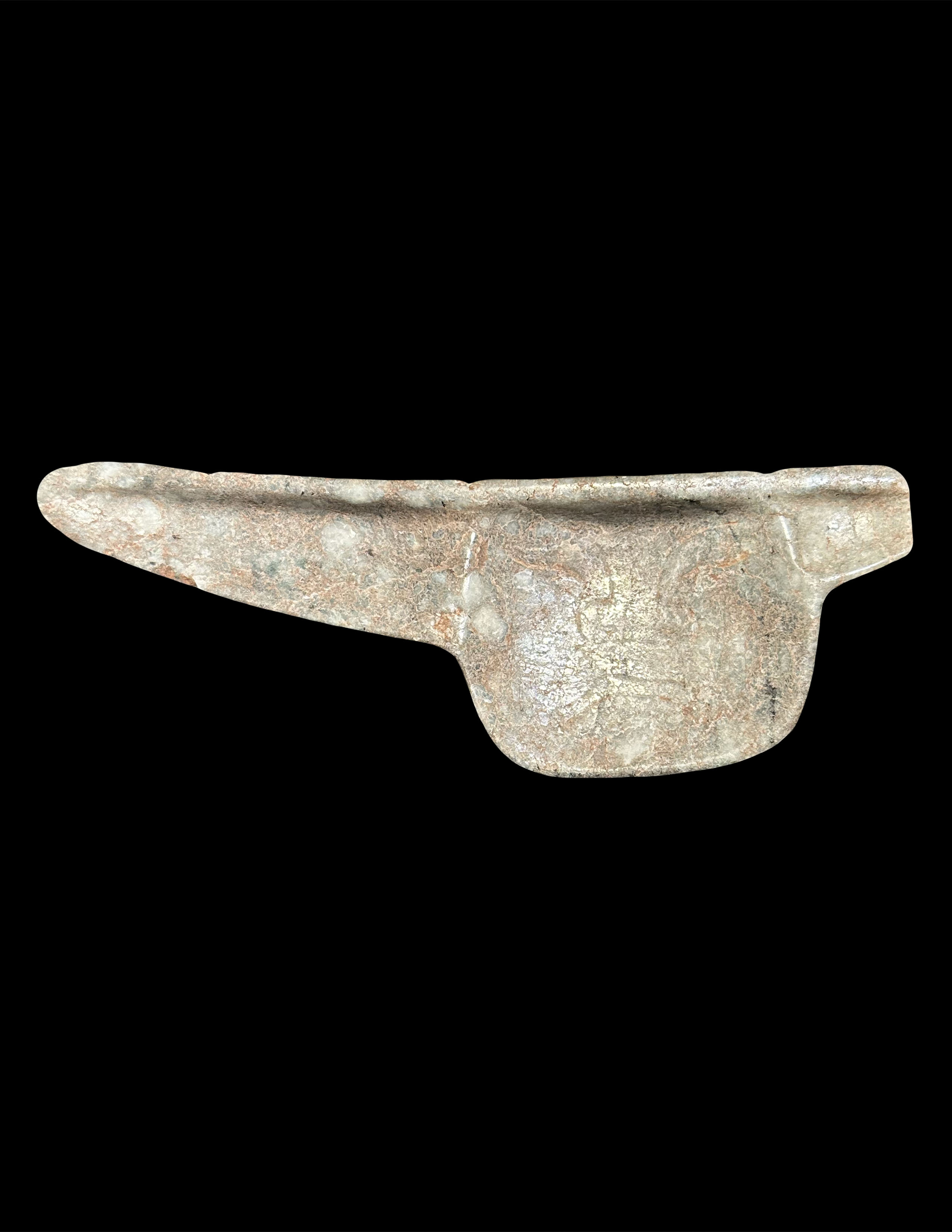 Spoon with engraved face by Olmec | ArtCloud