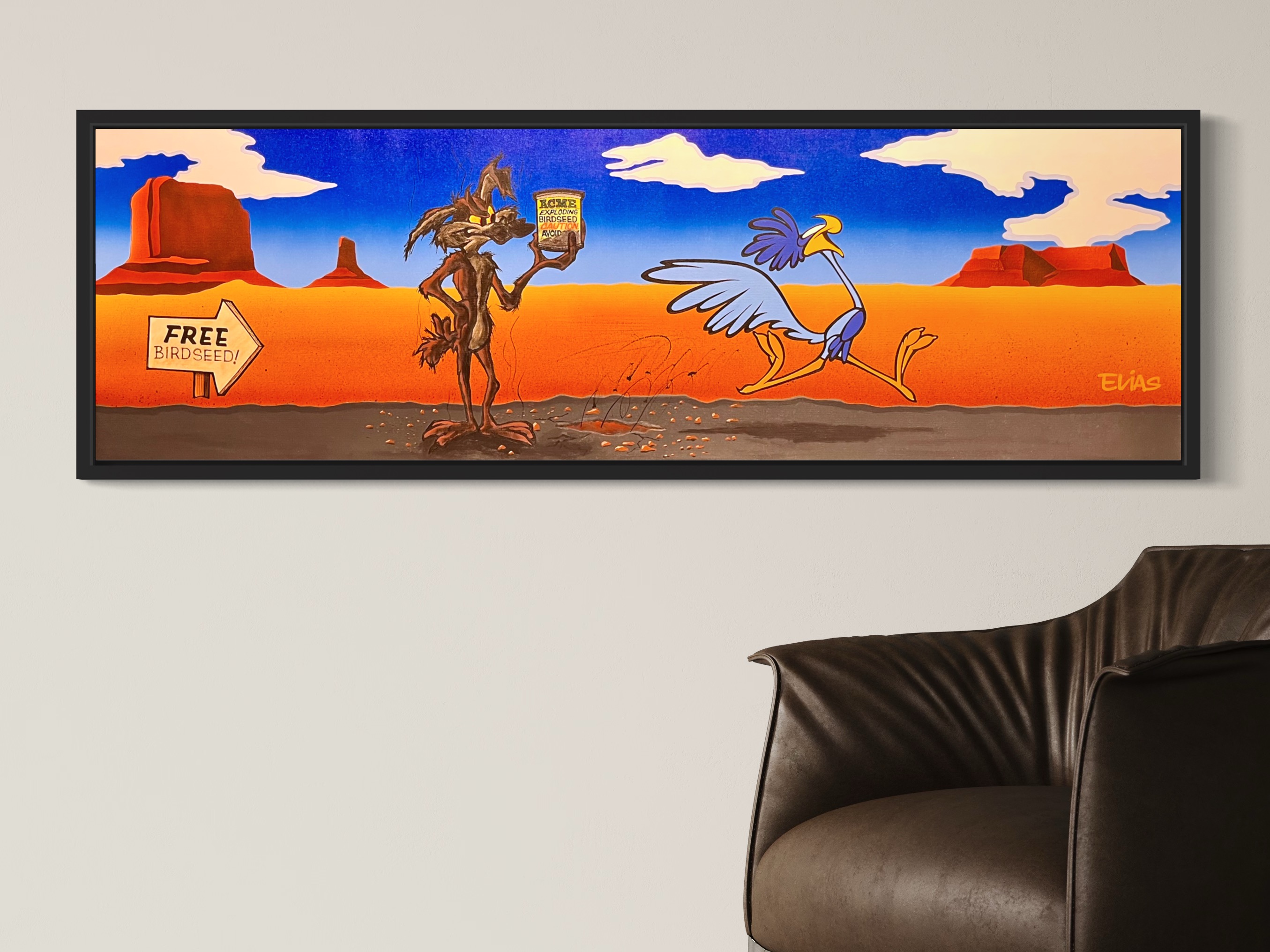 Road Runner & Wile E Exploding Birdseed by Bob Elias (Chuck Jones ...