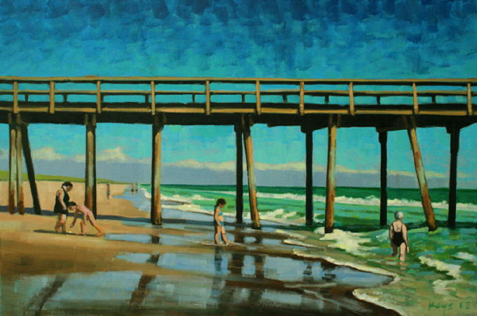 Reflections by the Pier by Ben Keys | ArtCloud