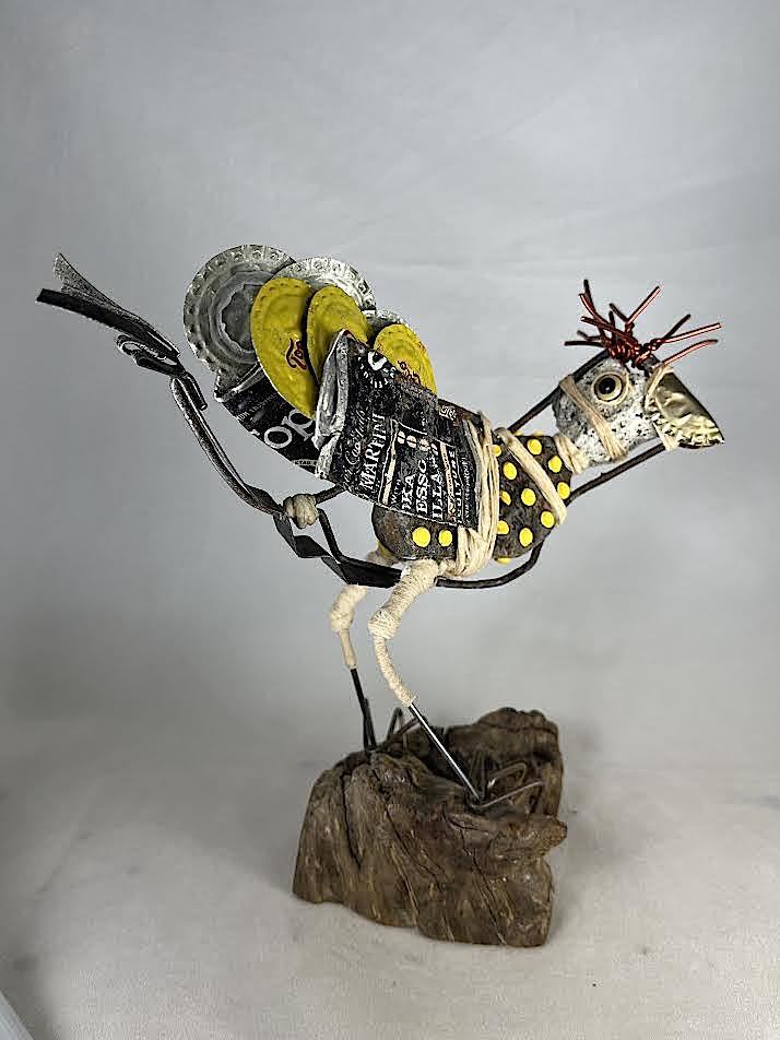Yellow Spotted Lauper A.K.A. Cyndi Bird by Andrew Bascle | ArtCloud