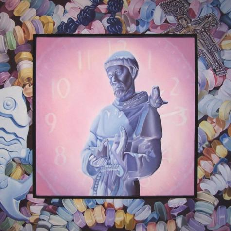 Saint Francis and the Candy Necklaces by David Dreher | ArtCloud