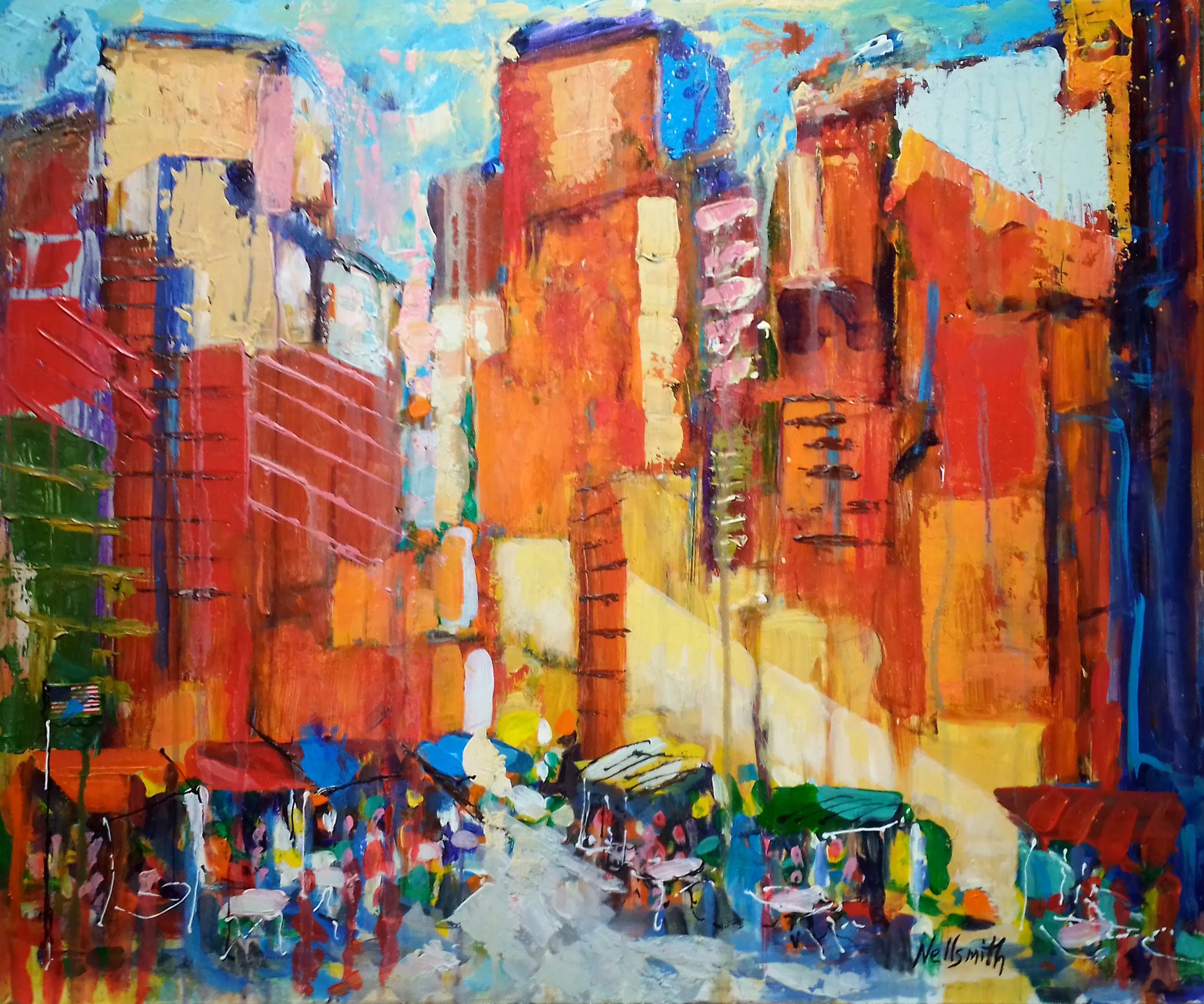 American City By Bruce Nellsmith ArtCloud american-city-by-bruce-nellsmith-artcloud