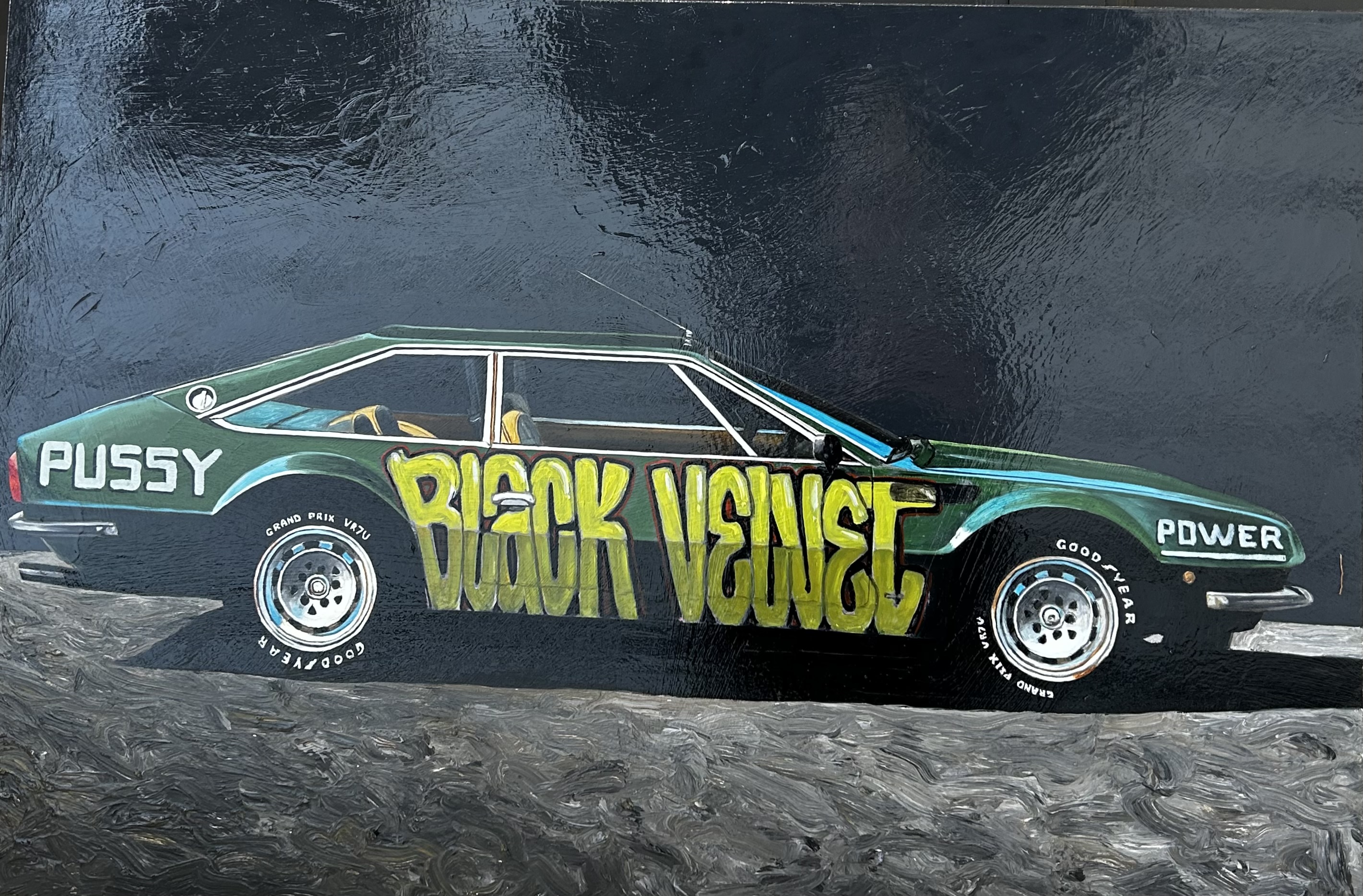 LAMBORGHINI " BLACK VELVET " by Matthew Belval | ArtCloud