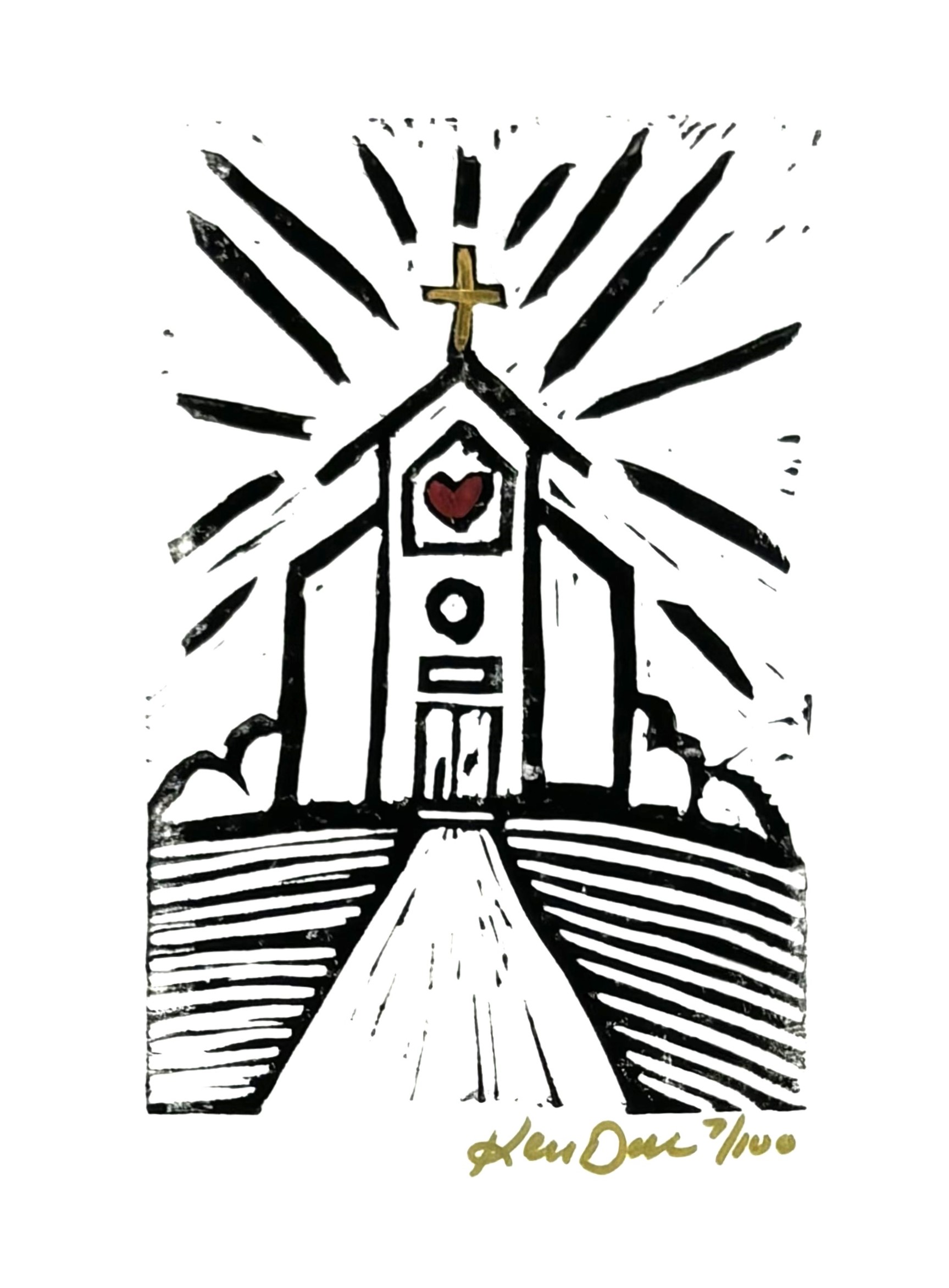 Black Cross Print 10/100 by Keri Davis | ArtCloud