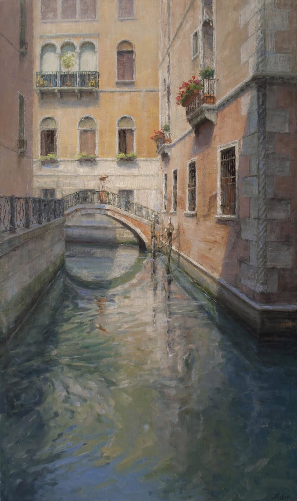 Woman on the Bridge by Kyle Stuckey | Susan Powell Fine Art