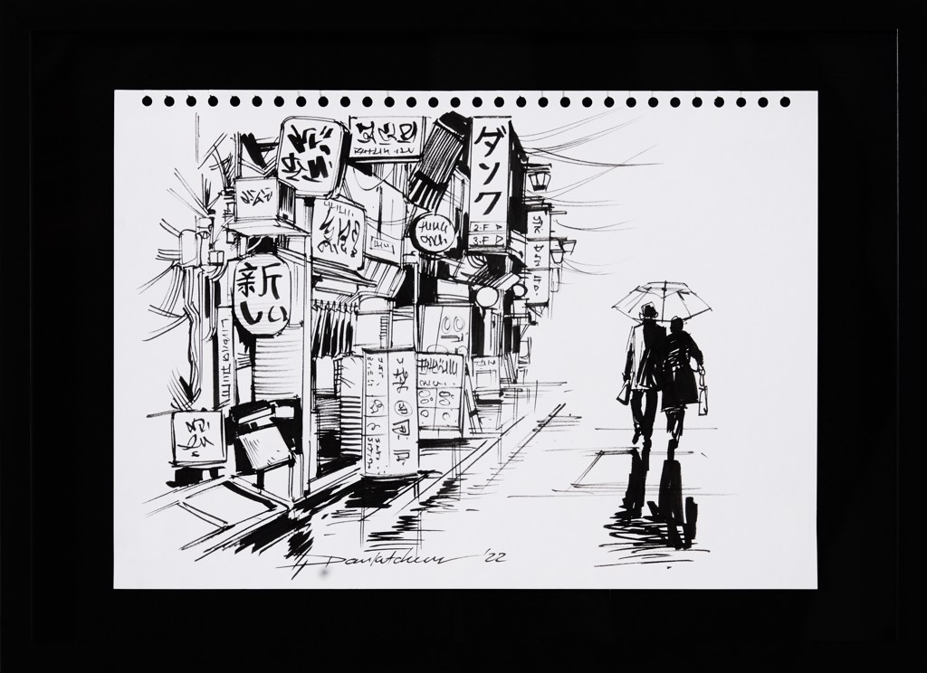 Original Dan Kitchener Sketch #3 by Dan Kitchener | GGA GALLERY