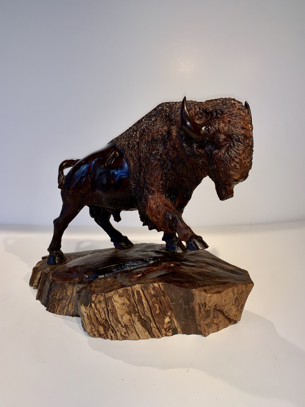 Bison with right foot up by Thomas Suby | Breckenridge Gallery