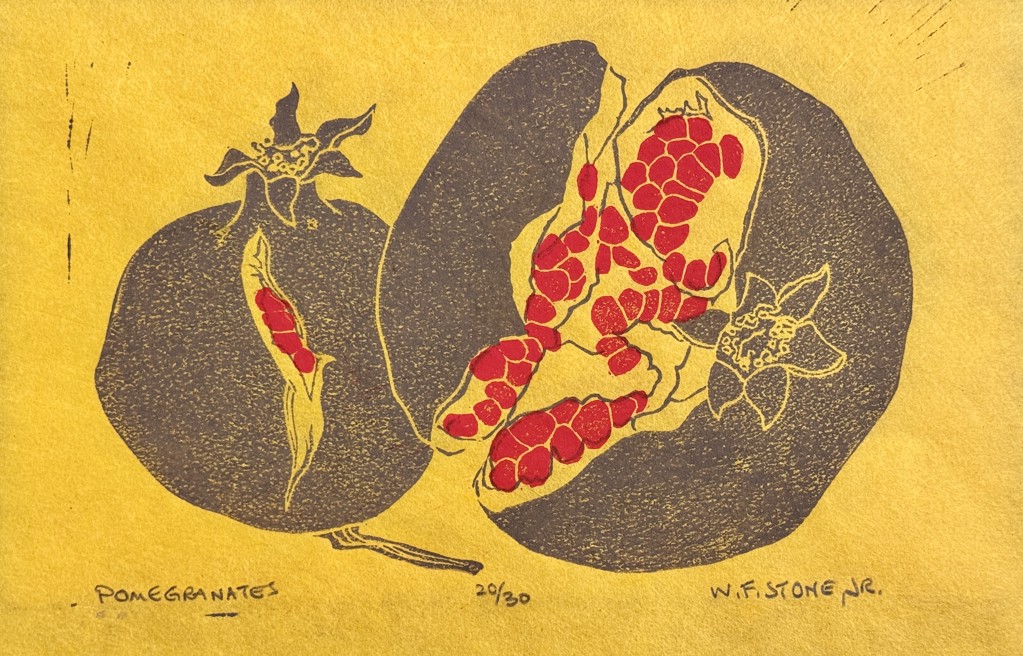 Pomegranates by William F. Stone | Carmel Art Association