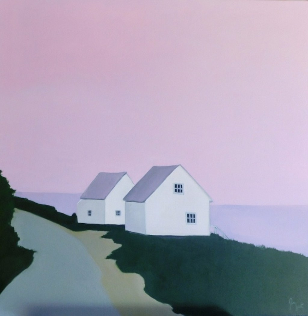 Deer Island Lobster Barns by Jean Jack | Portland Art Gallery