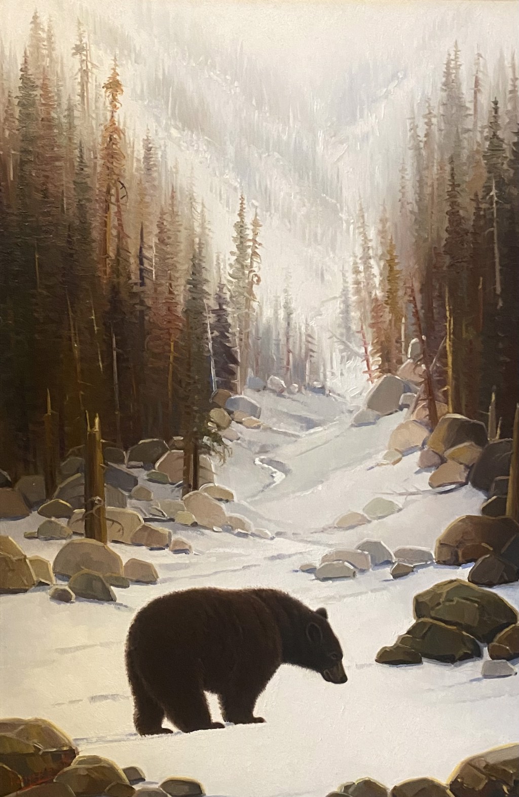 TIME TO DEN by George "Dee" Smith | Montana Trails Gallery