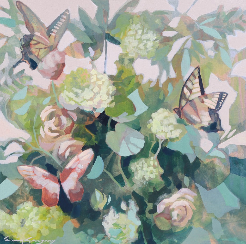 Pollinator Poetry 3 {SOLD} by Erin Gregory | Anne Irwin Fine Art