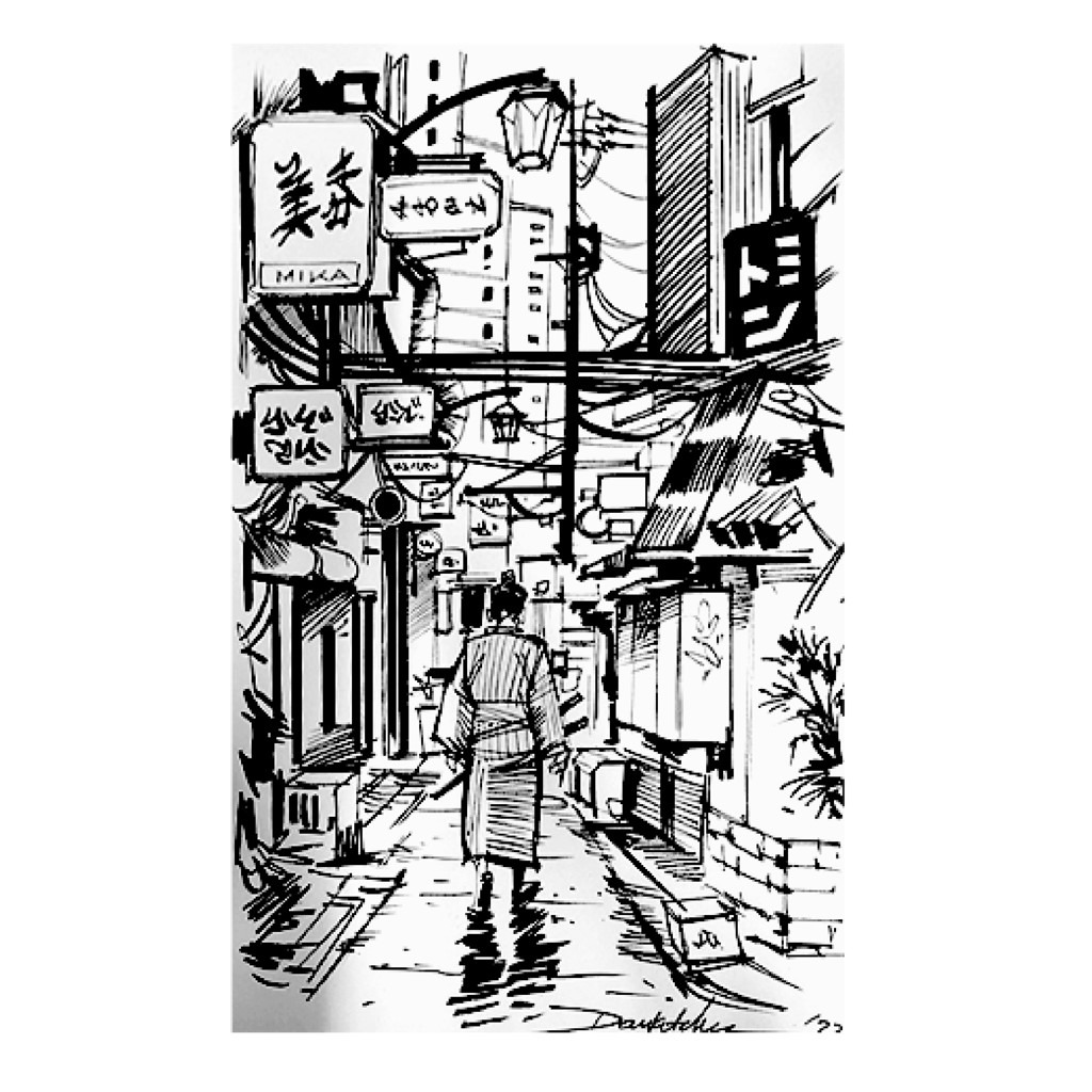 Original Dan Kitchener Sketch #42 by Dan Kitchener | GGA GALLERY