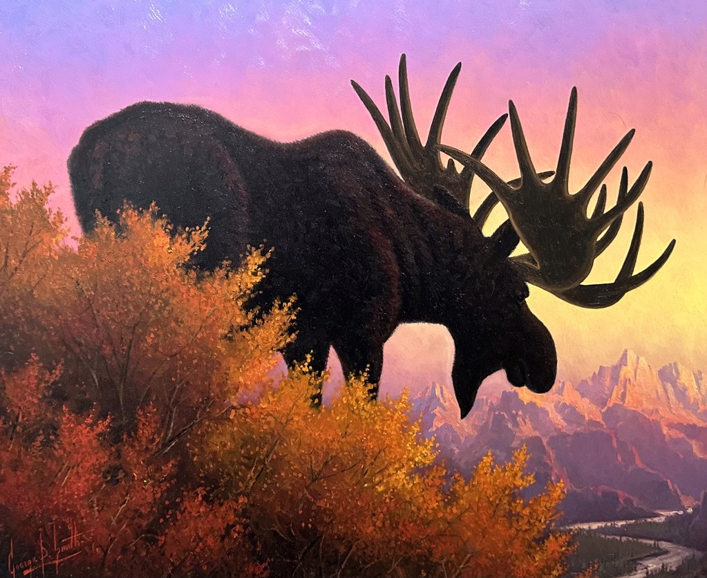 HIGH COUNTRY MOOSE by George "Dee" Smith | Montana Trails Gallery