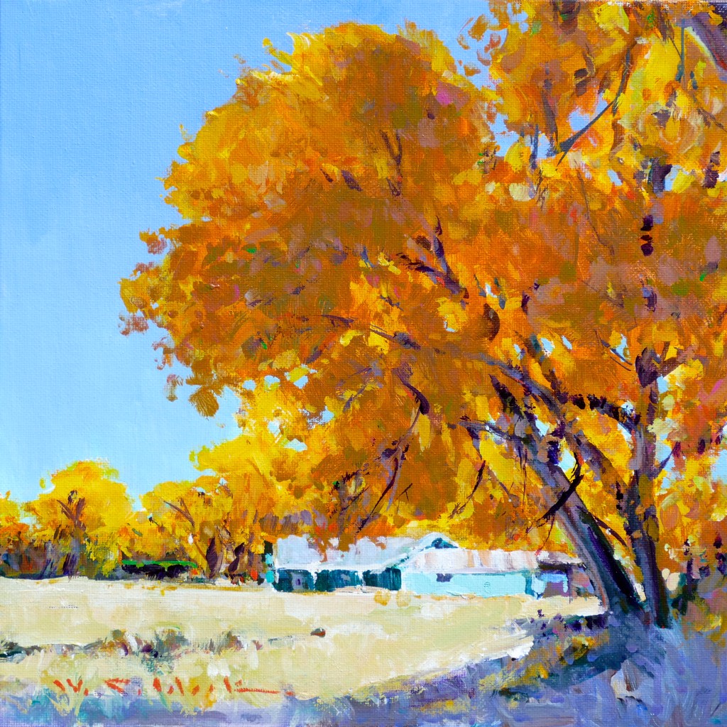 Casa Cottonwood by William C. Hook | Meyer Gallery