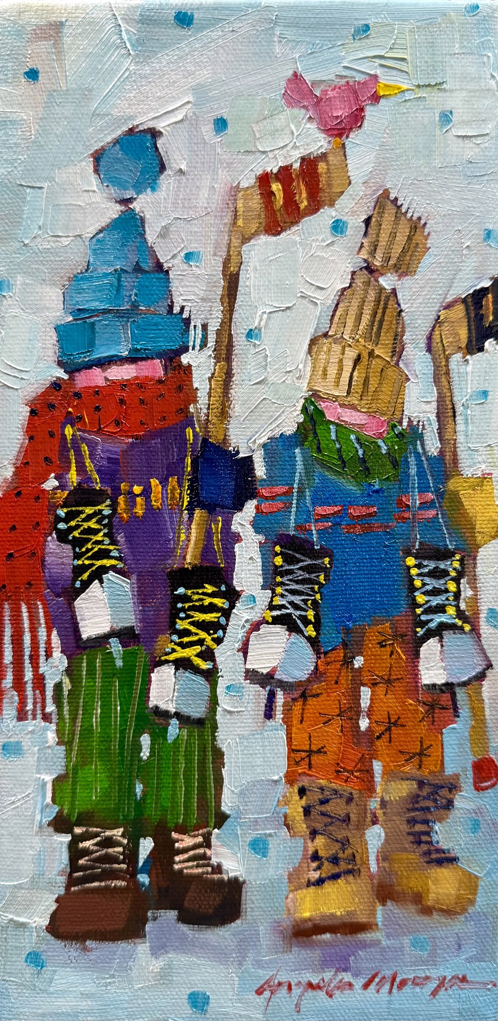 Study: player perogative by Angela Morgan | Assiniboia Gallery