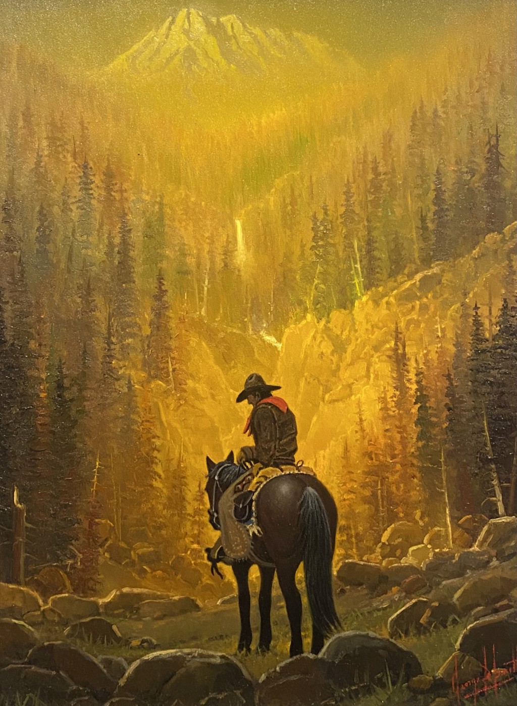YELLOWSTONE SPLENDOR by George "Dee" Smith | Montana Trails Gallery