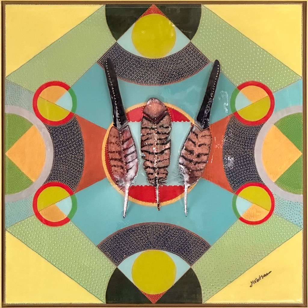 Red Tailed Hawk Wing and Tail by Jennifer Watson | Goetze Art & Design