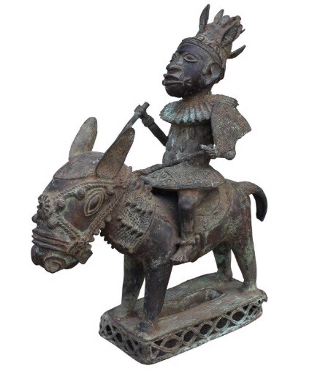 20th Century Foumban Cameroon Bronze African Sculpture by Unknown ...