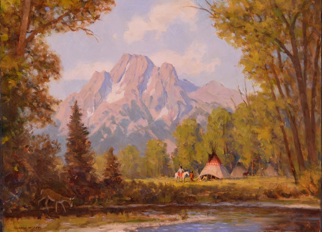 Piegan Summer Camp by Gary Kapp | Wilcox Gallery