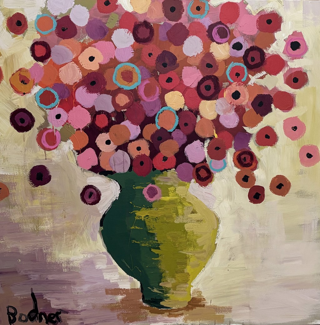Red Floral by Gary Bodner | Bee Street Gallery