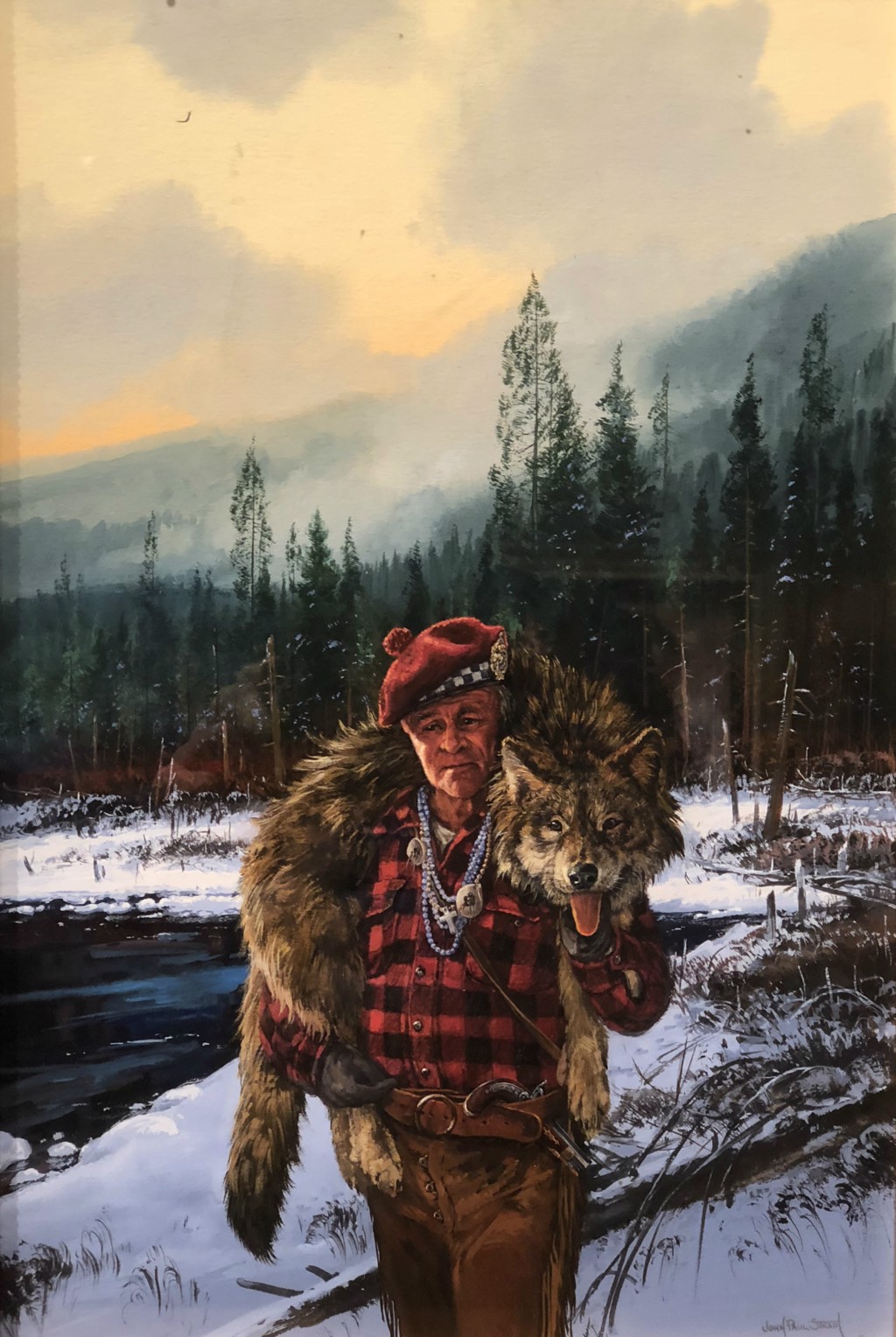 TIMBER WOLF AND THE BALMORAL BONNET by John Paul Strain | Montana ...