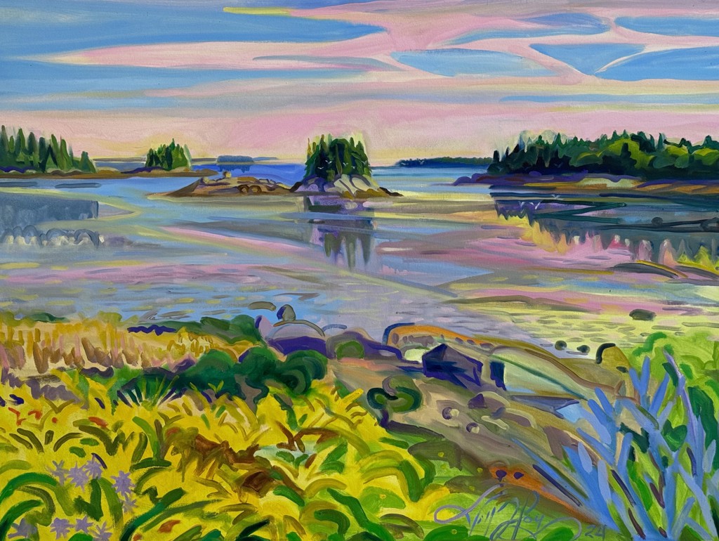 Pickering Cove by Jill Hoy | Portland Art Gallery