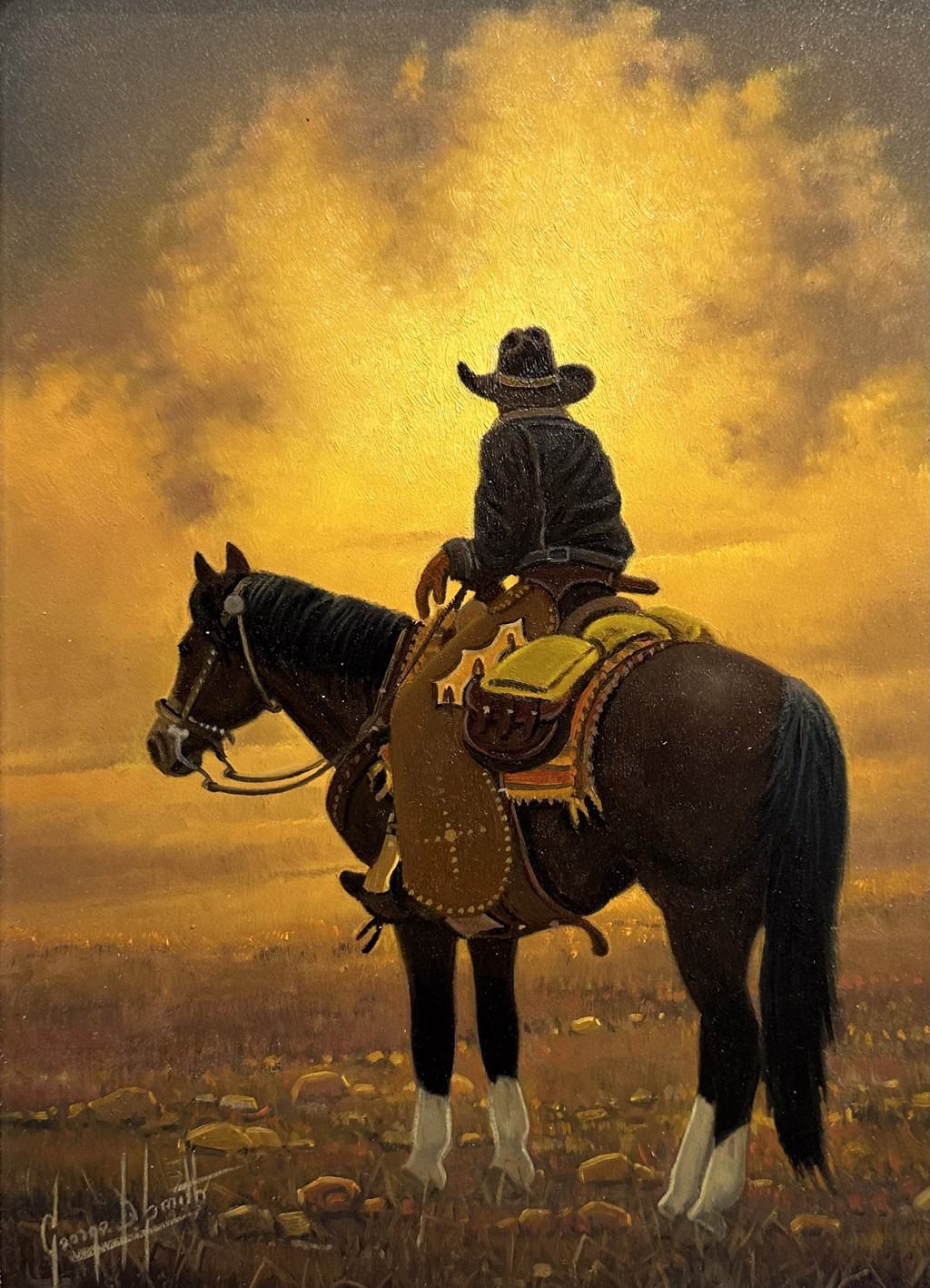 COWBOY ON THE RANGE by George "Dee" Smith | Montana Trails Gallery