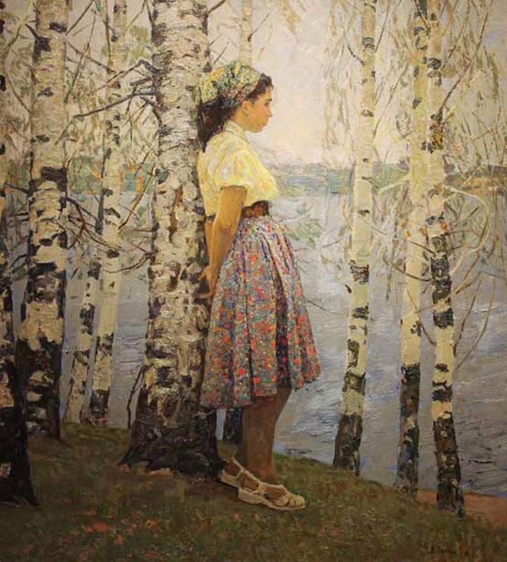 Spring Beyond the Volga by Aleksei Belykh | Paul Scott Gallery