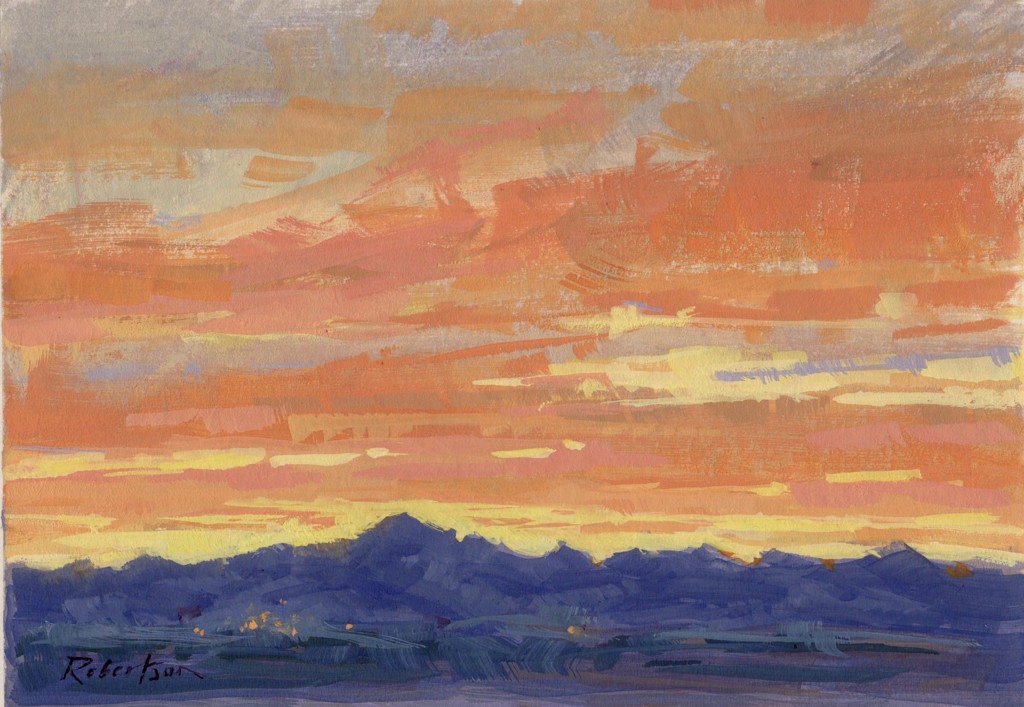 Closing of the Day by Cecilia Robertson | Sage Creek Gallery