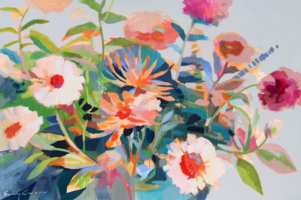 Where Flowers Bloom 5 {SOLD} by Erin Gregory | Anne Irwin Fine Art