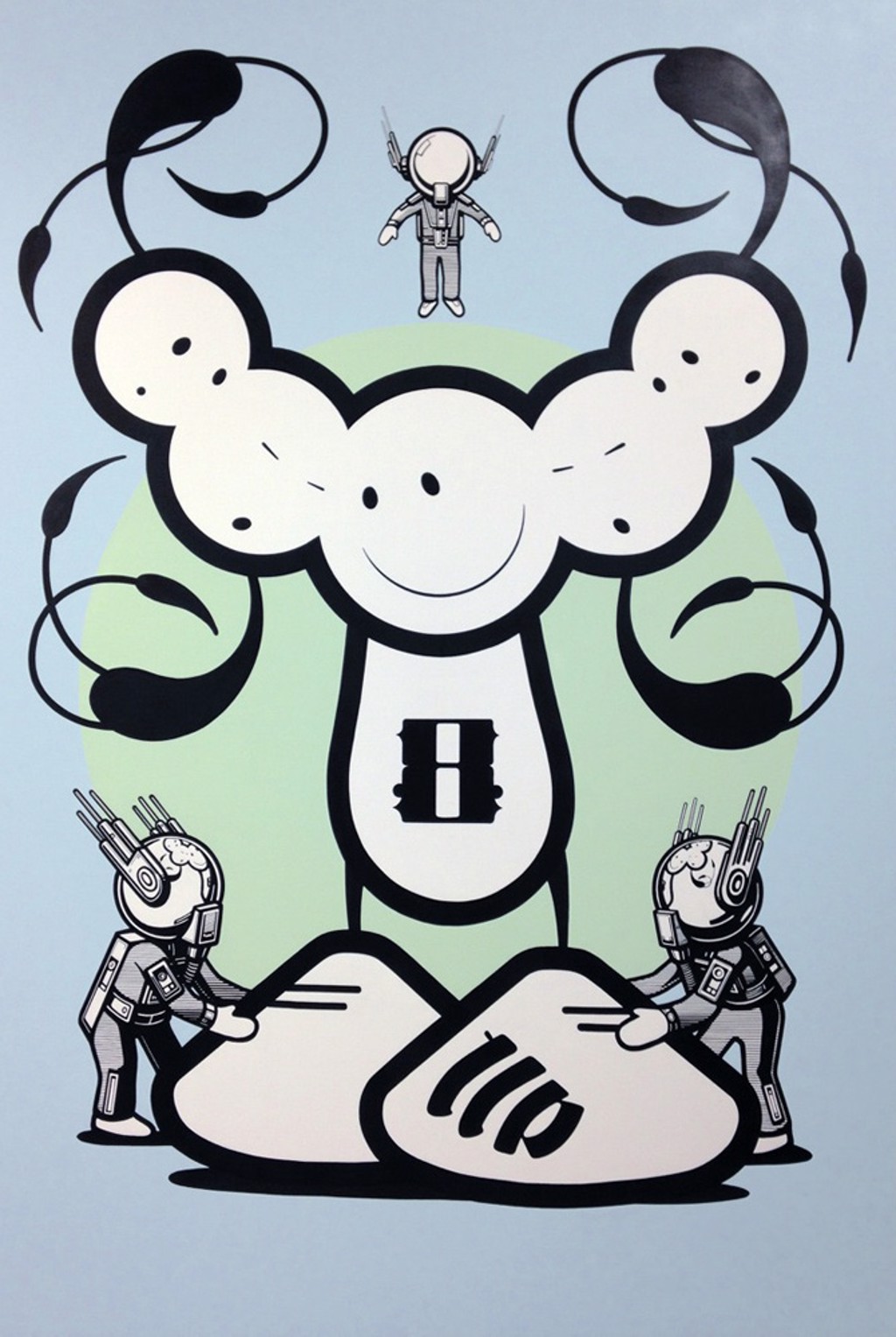 King Poseidon and the five headed Lad called Justice, 2015 by The ...