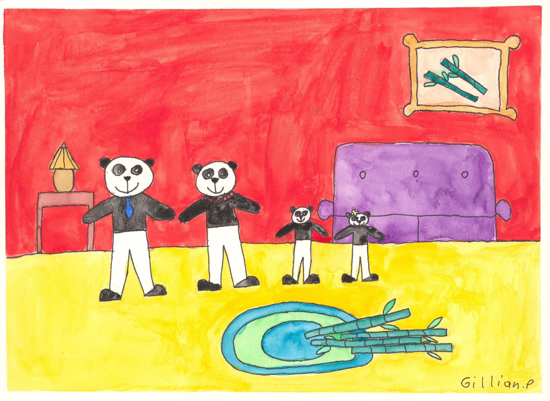 Family Panda House by Gillian Patterson | Art Enables