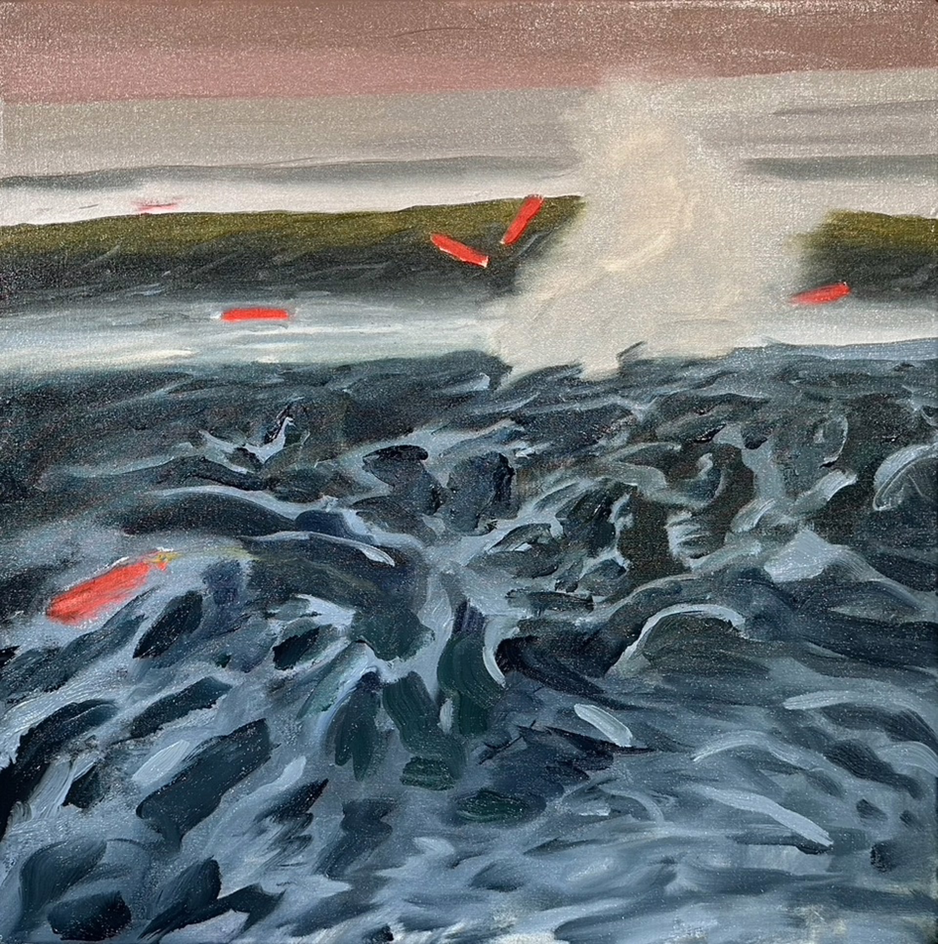 Joel Janowitz - Ocean Calligraphy | Schoolhouse Gallery