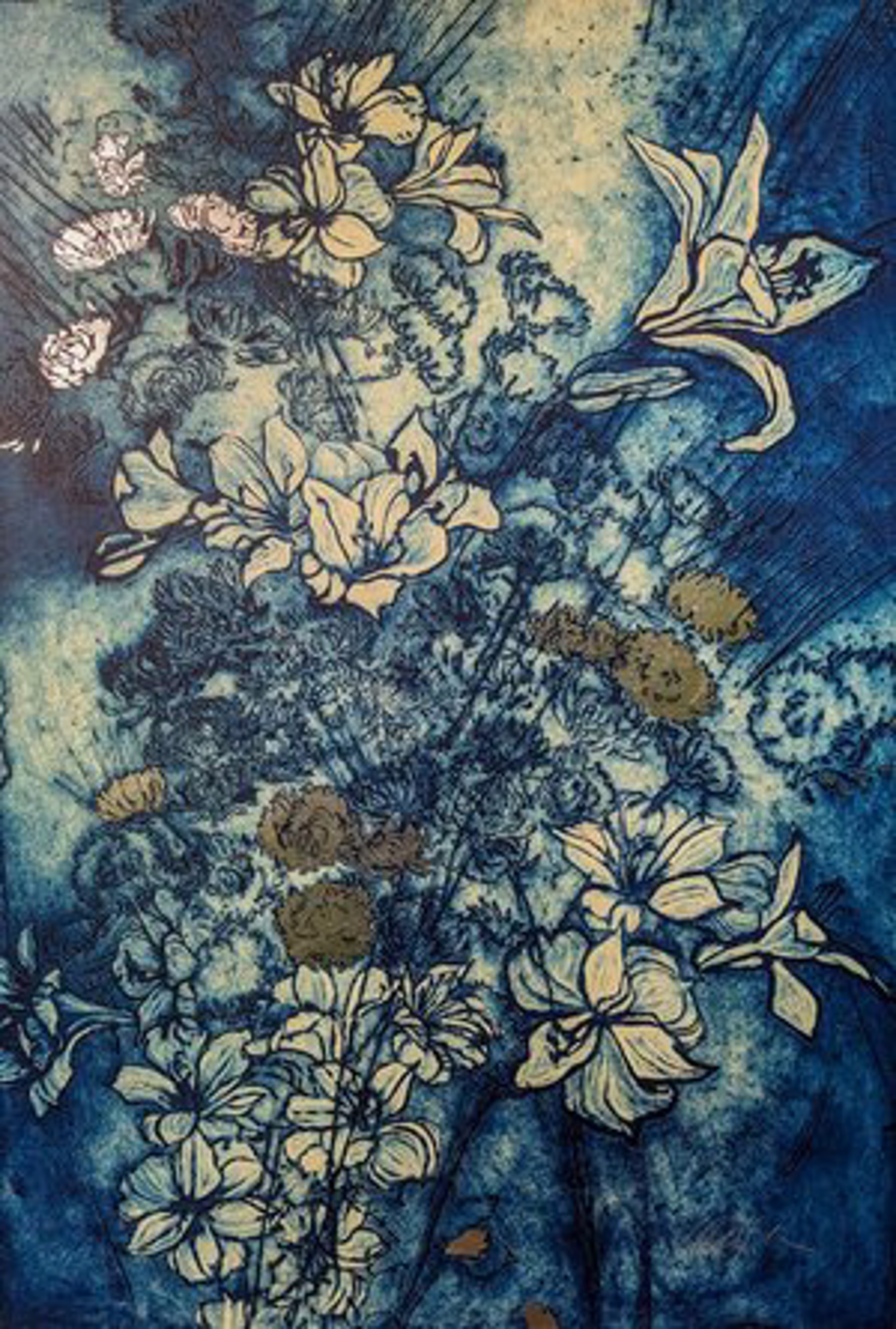 Blue Lilies by Helen Gotlib | J Petter Galleries