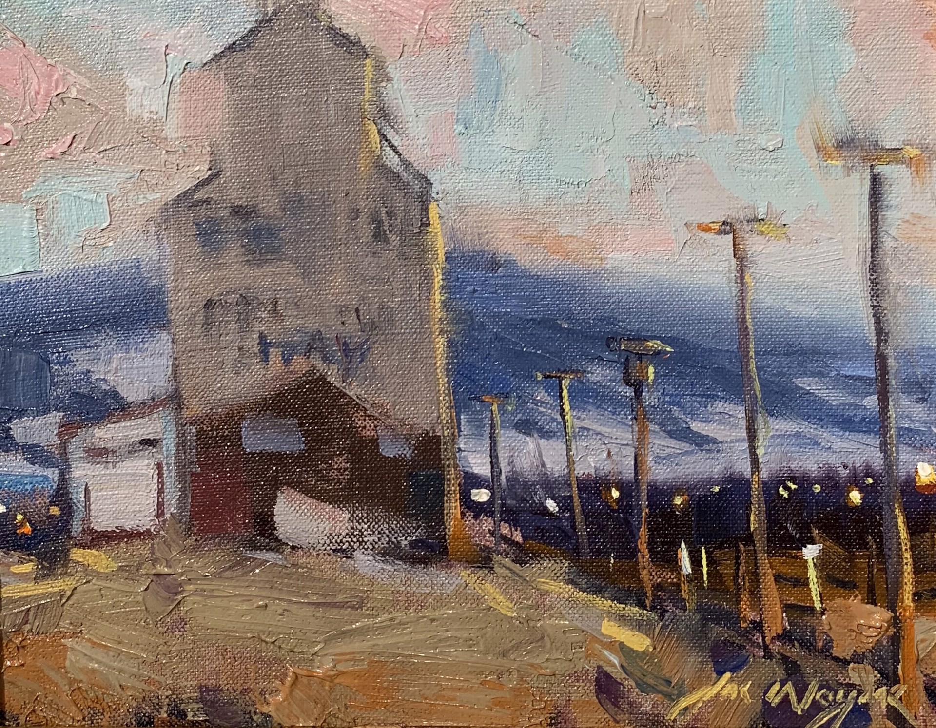 TESLOW GRAIN, EVENING by Joe Wayne | Montana Trails Gallery