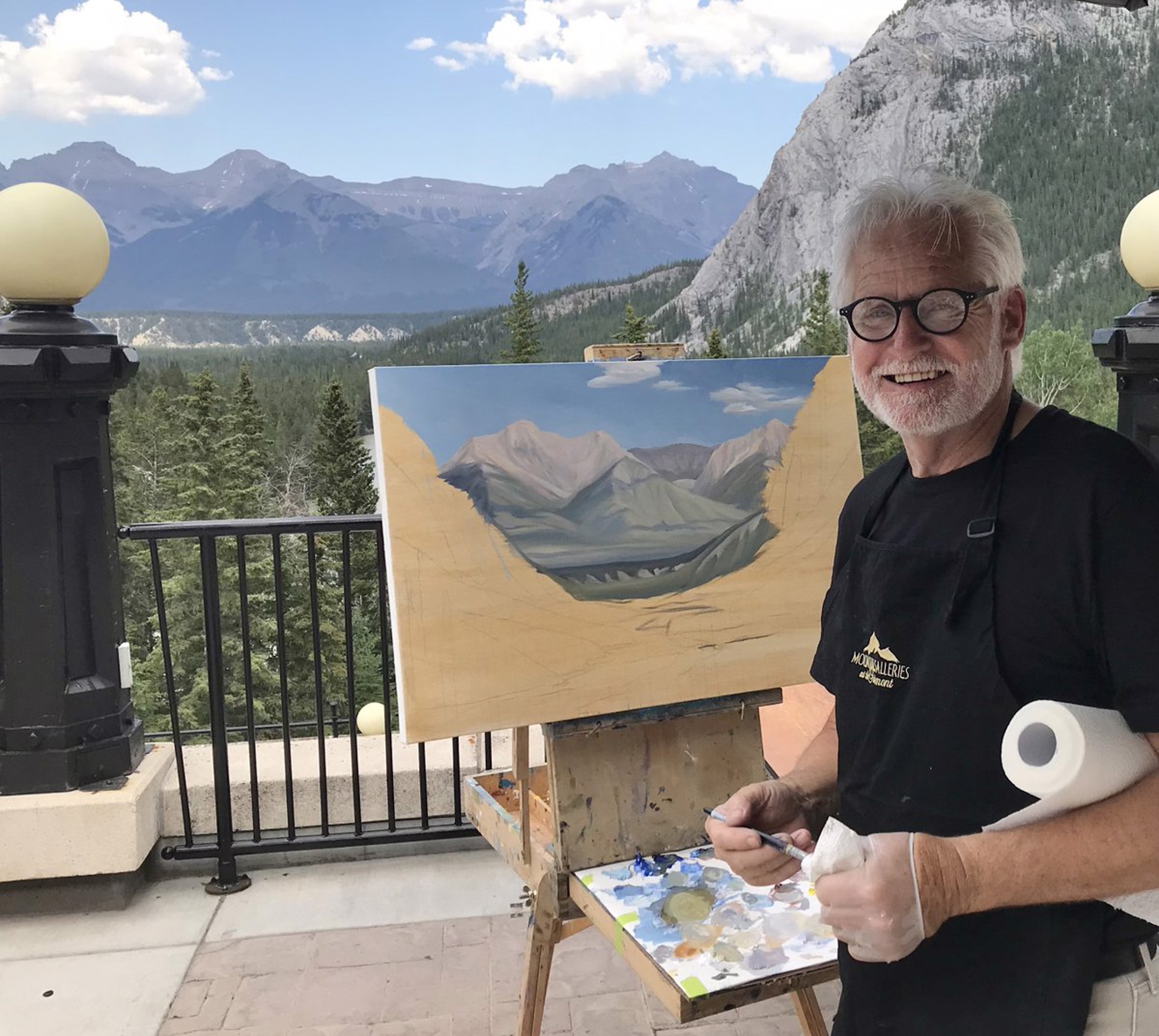 Artist in Residence | Kenneth Harrison | Banff | Mountain Galleries