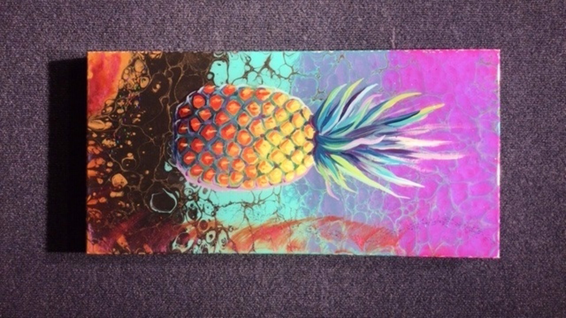 'Ono Pineapple Original by Nathan Neil | Bill Wyland Galleries Lahaina LLC