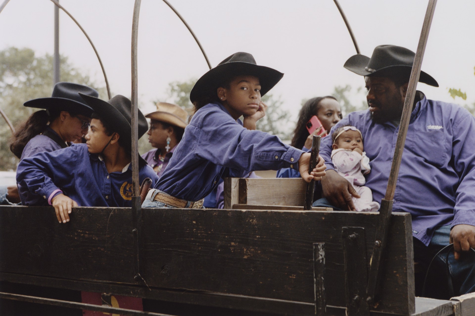 Prairie View Homecoming Parade, (covered wagon trail riders), Prairie ...