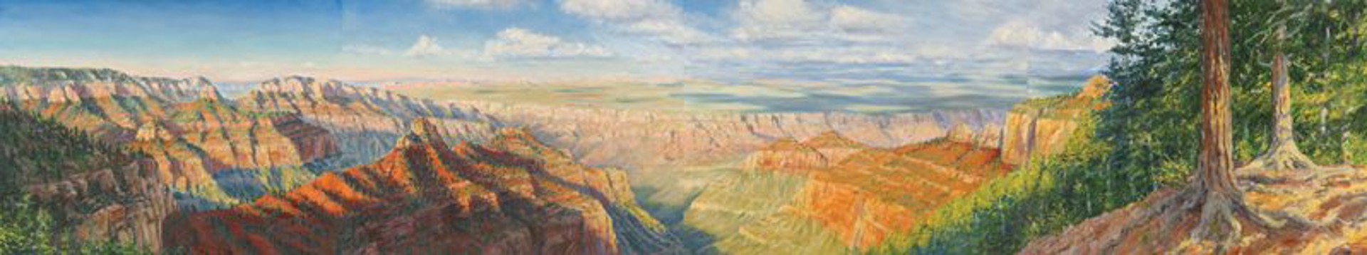 Vista Encantada (quadriptych) by Daniel Morper | LewAllen Galleries