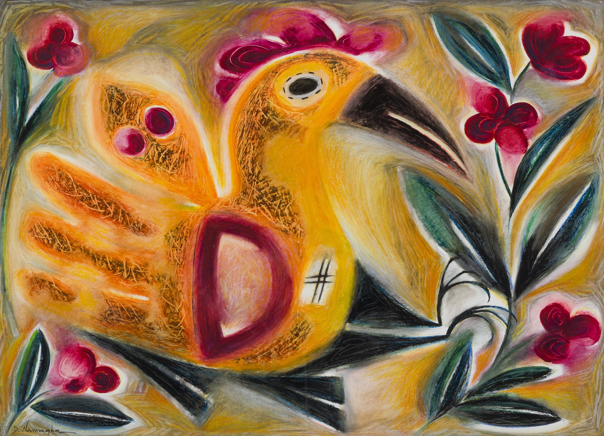 Acoma Bird Motif #2 by Dan Namingha | LewAllen Galleries