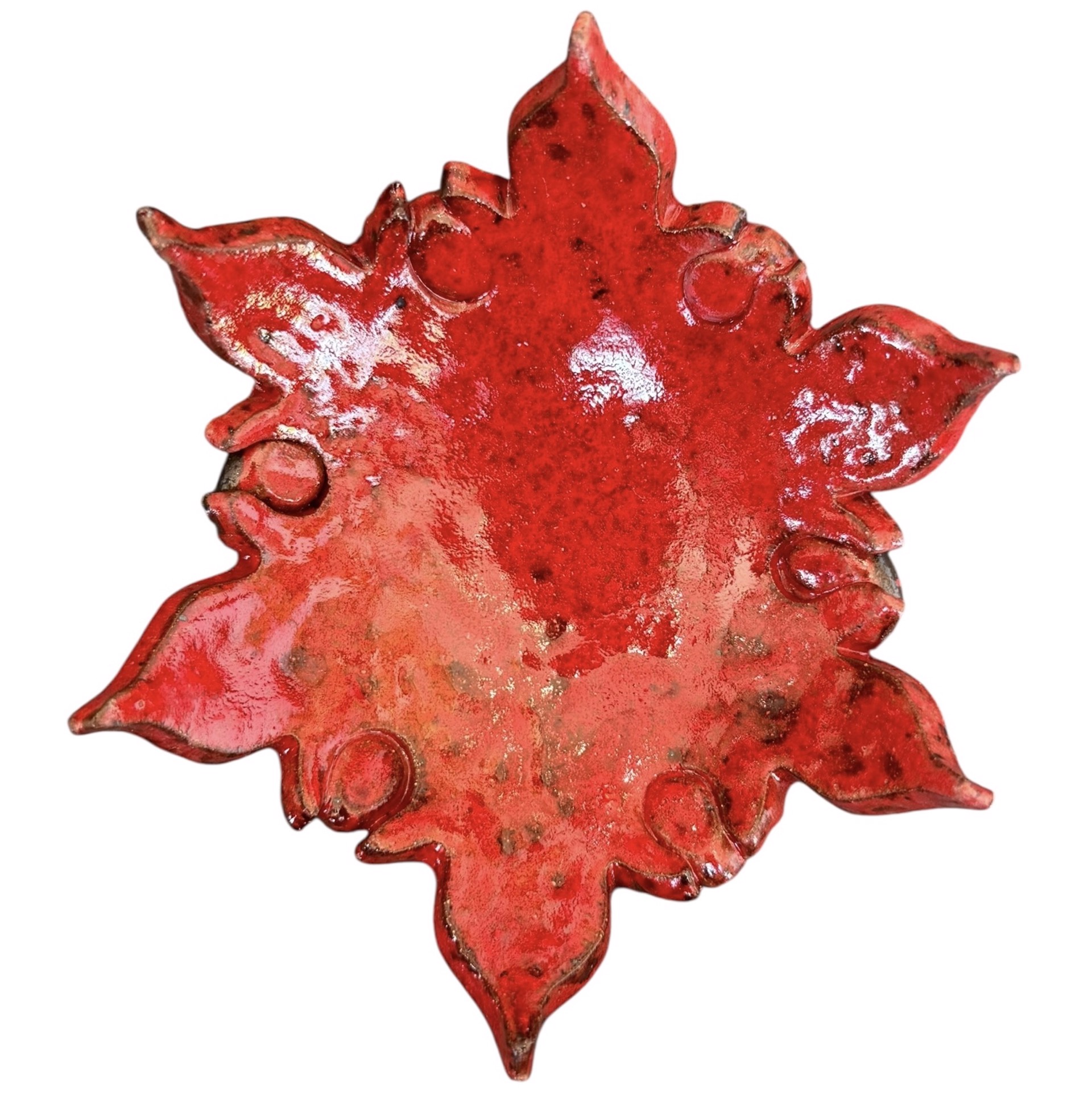 Ridged Edge Trinket Bowl-Hot Lava by Pitter Potter House | Pacesetter ...
