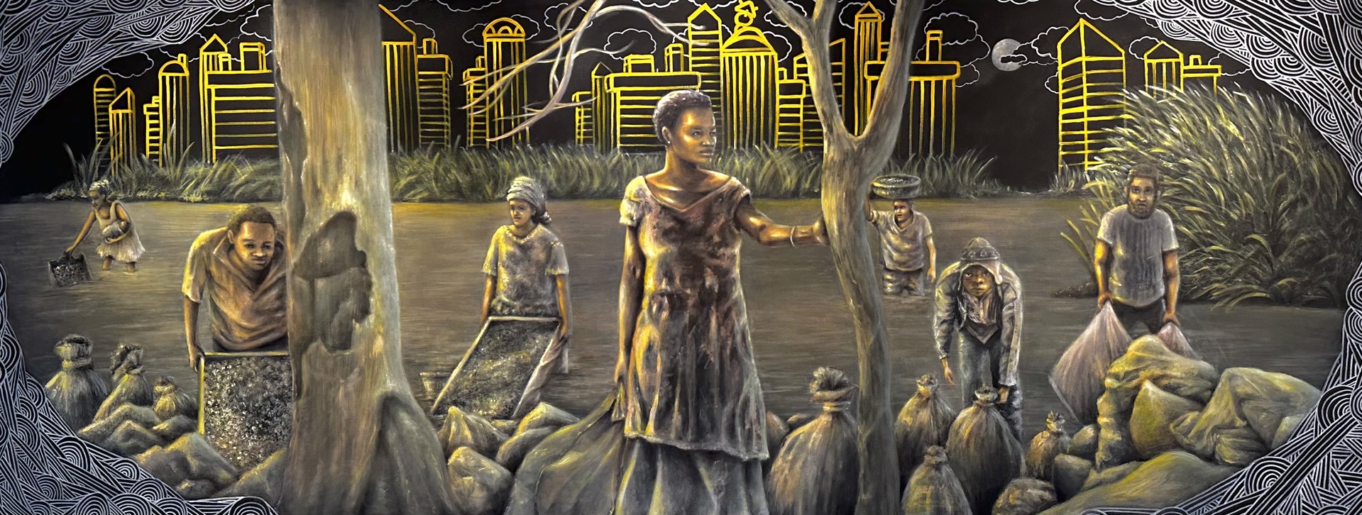 Forced labor in the congo DRC by Raphael Bahindwa | SCAD Art Sales