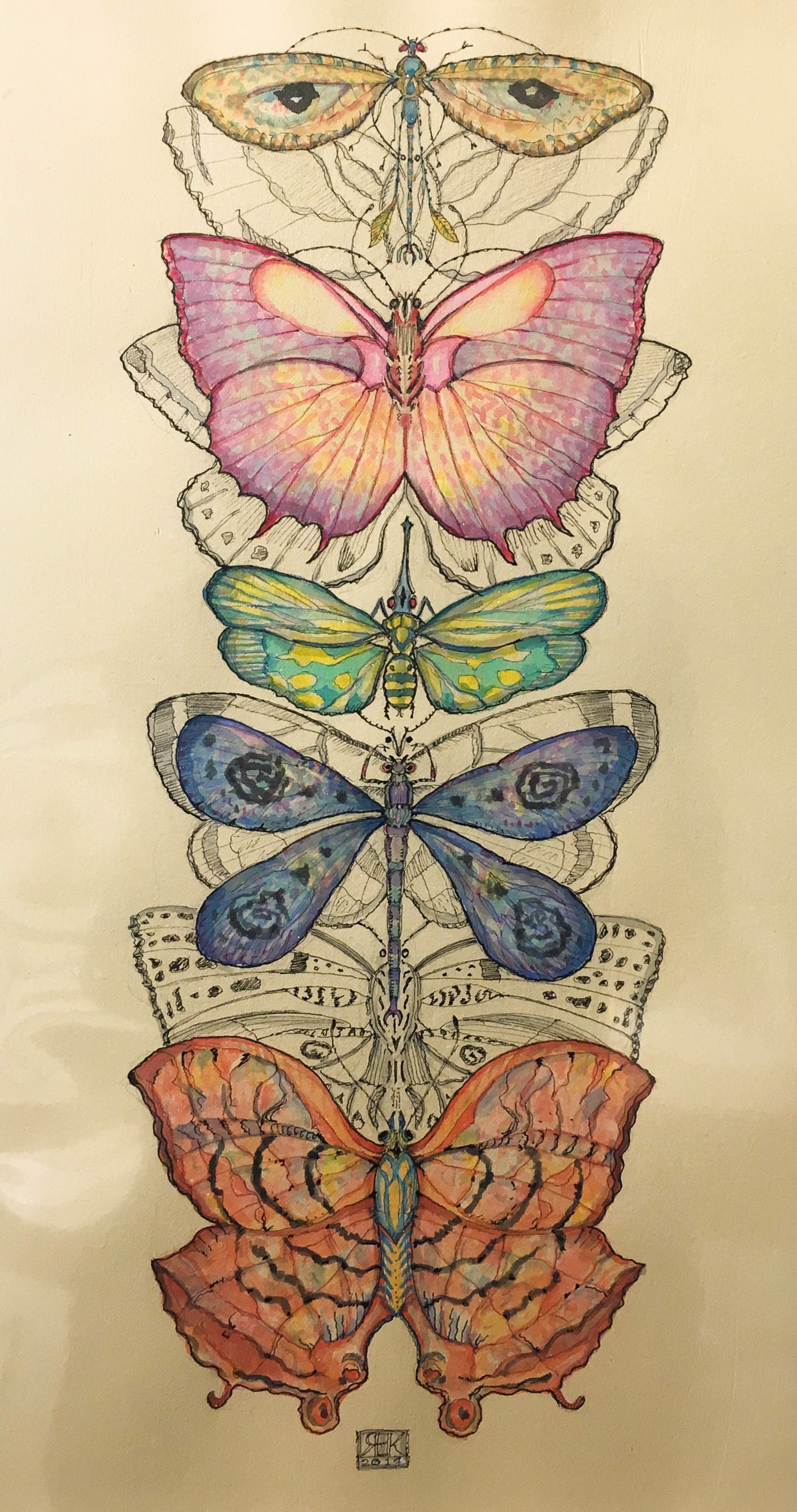 Drawing B by Robert Klunk | J Petter Galleries