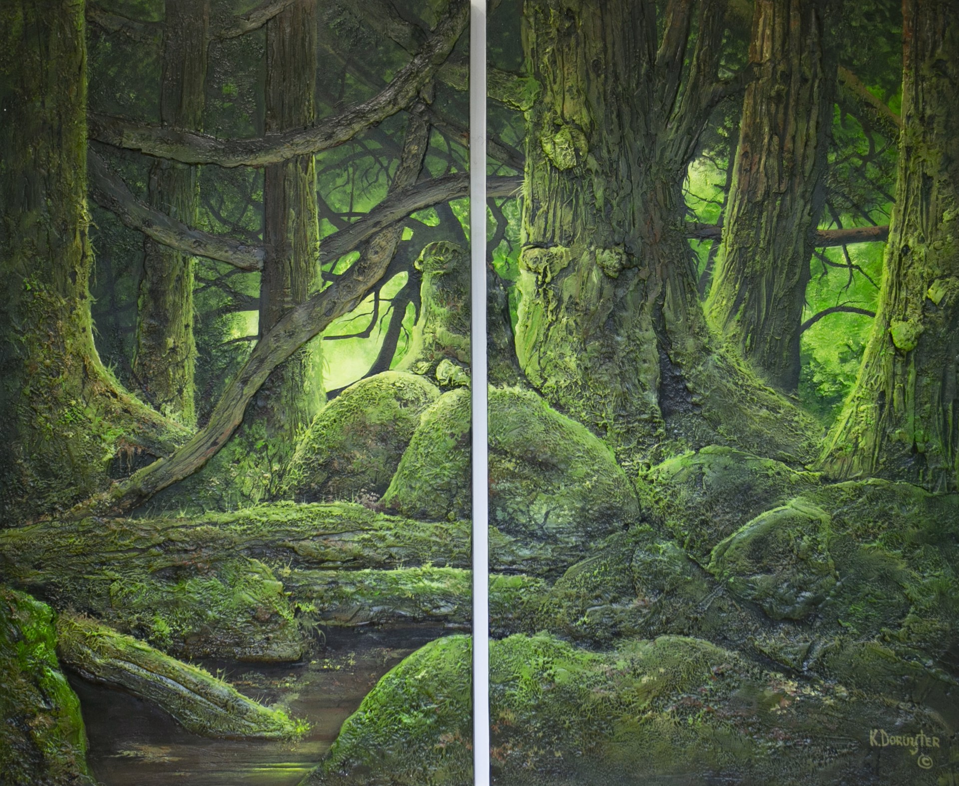 It's A Challenge - Diptych by Karel Doruyter | Mountain Galleries