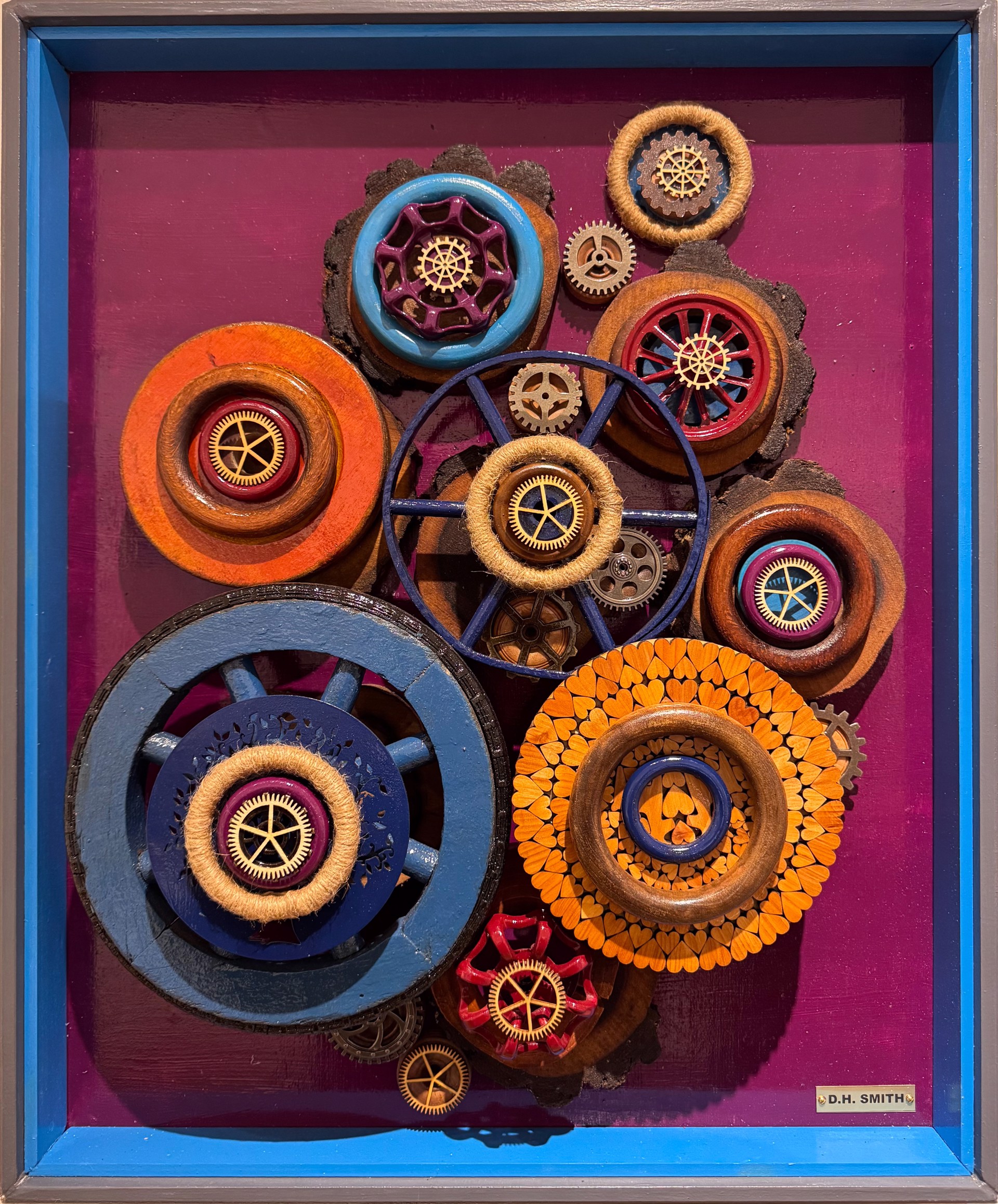 Framed Gears by Dale Smith | Woodwalk Gallery