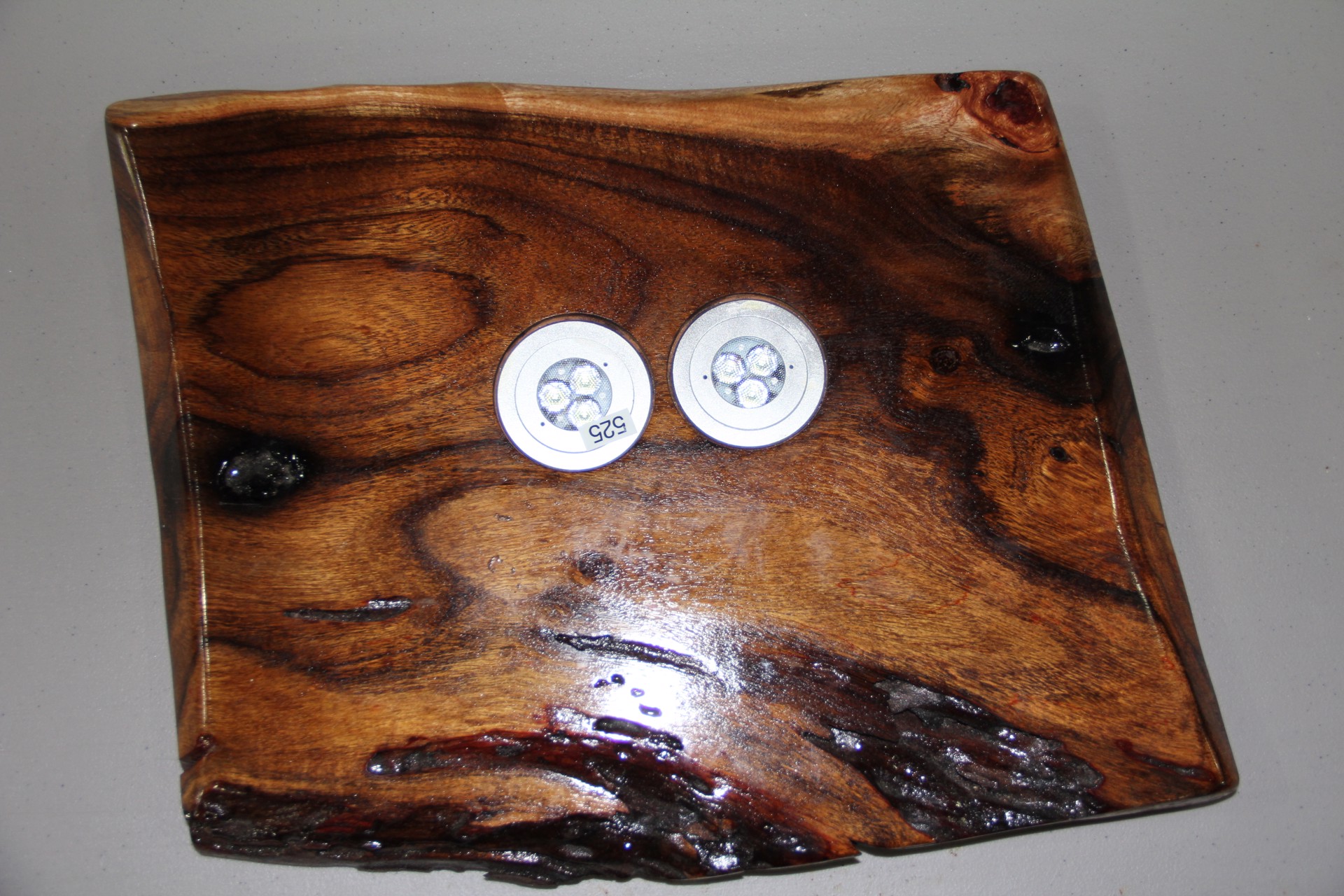 Base: Koa dbl LED by Makai Glass | Bill Wyland Galleries Lahaina LLC