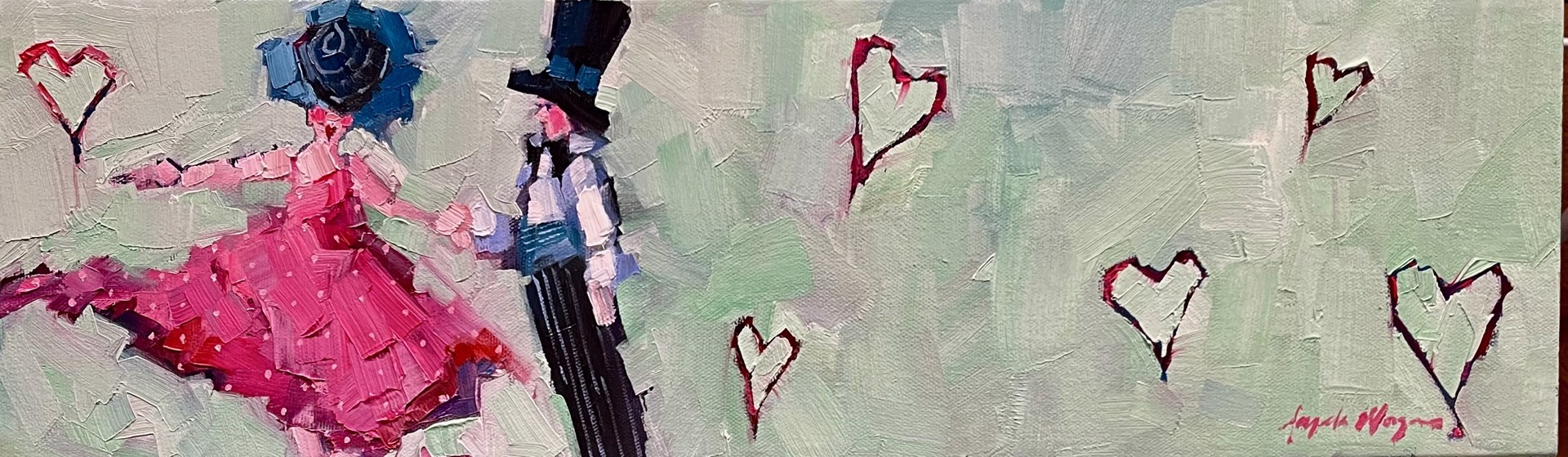 Study: heart trails by Angela Morgan | Assiniboia Gallery